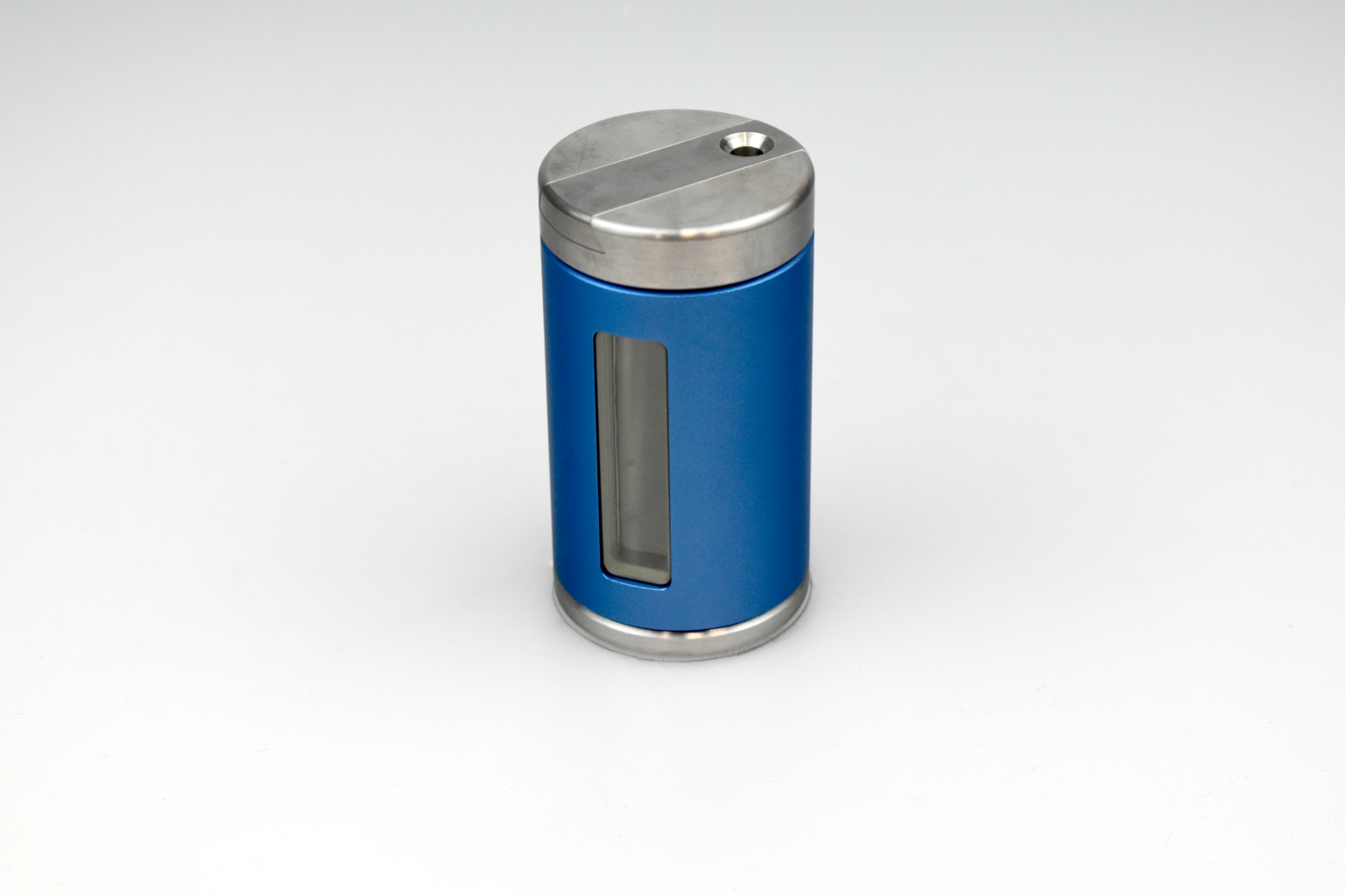 6mm Sliding Tungsten Vial Shield Blue - Nuclear Shields