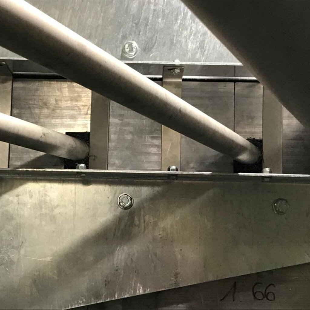 Lead Shielded Panels with Pipe Passthrough - Nuclear Shields